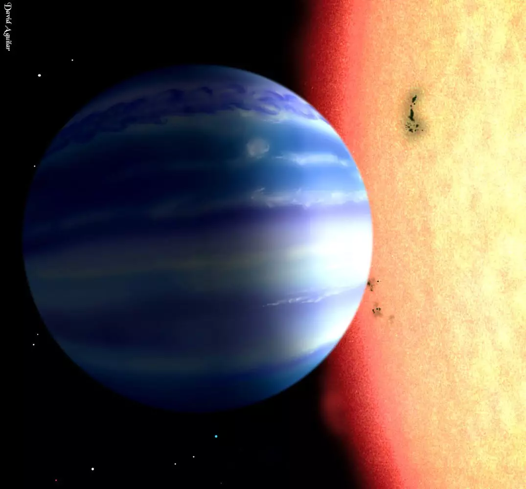 در exoplanet مولکول را که تنها بر روی زمین رخ داده است پیدا کرد