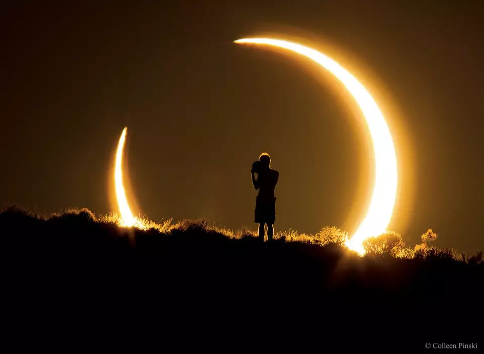 La eklipso annular de la Suno estas la ĉefa okazaĵo astronómico de junio