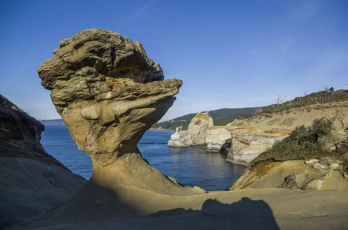 Turister brækkede et monument af naturen i USA