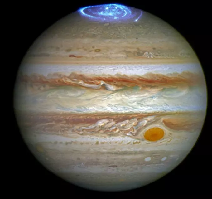 Die geheim van die pool glans op Jupiter