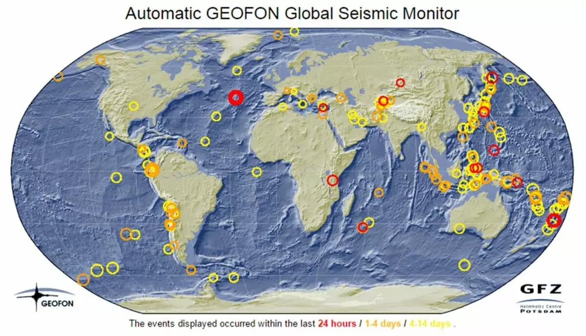 How to find out where an earthquake is happening now