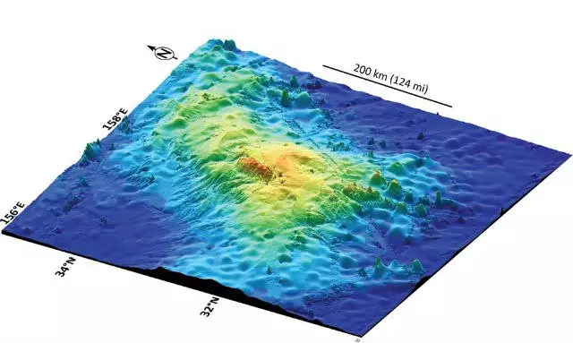 Den största vulkanen på marken gömde sig under vattnet