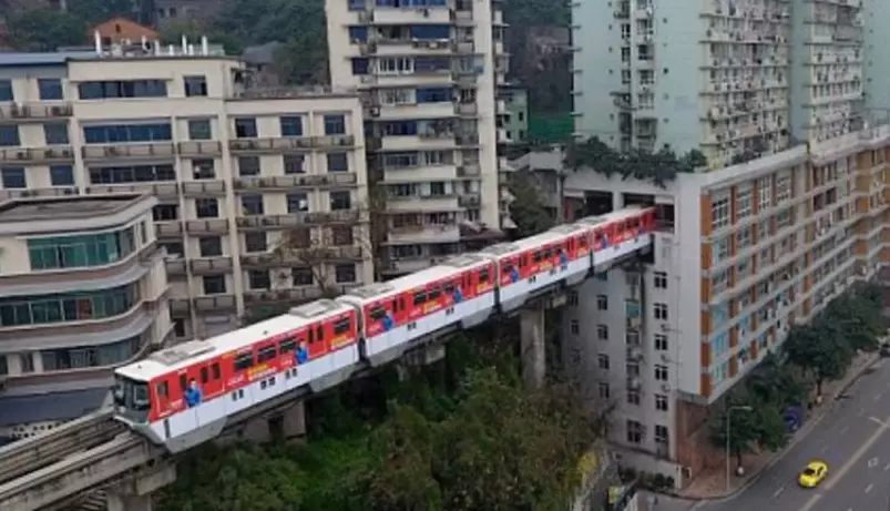 Metro vonal lakóépületekben: Kína tapasztalatai