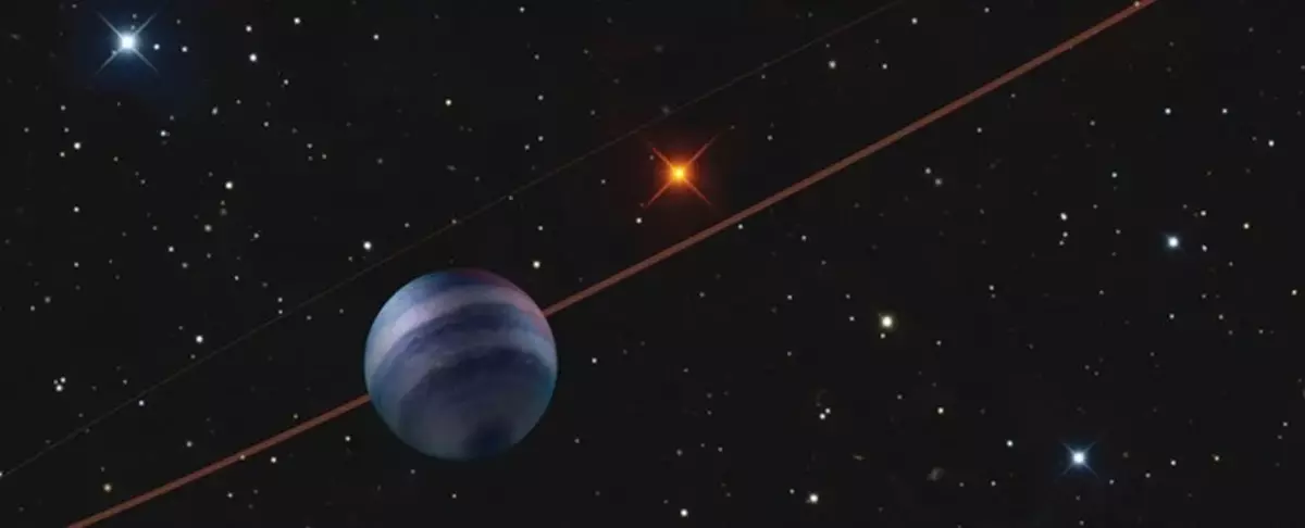 Exoplanet، 1.1 ملین سال کے لئے اس کے ستارہ کے ارد گرد ایک مکمل موڑ بنانے