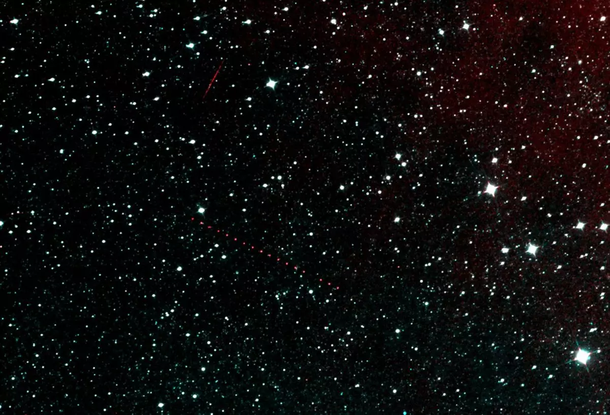 Meteoring Orionide جمع آوری آسمان شب