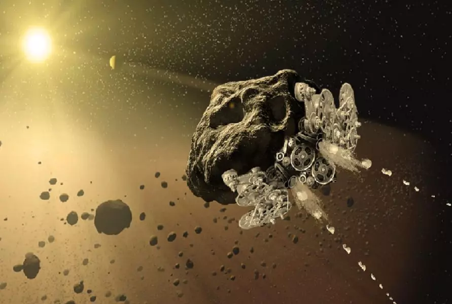 Robots zullen asteroïden in ruimteschepen worden