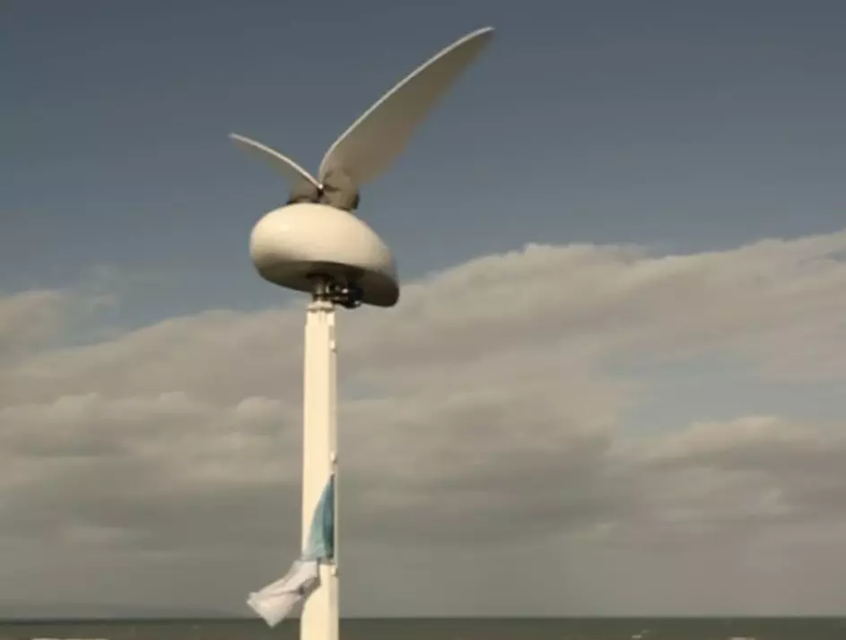 الرياح مولد الطائر الطنان: فيديو