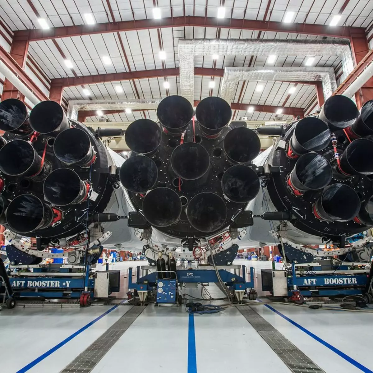 O que parece o FALCON Heavy foguete: foto