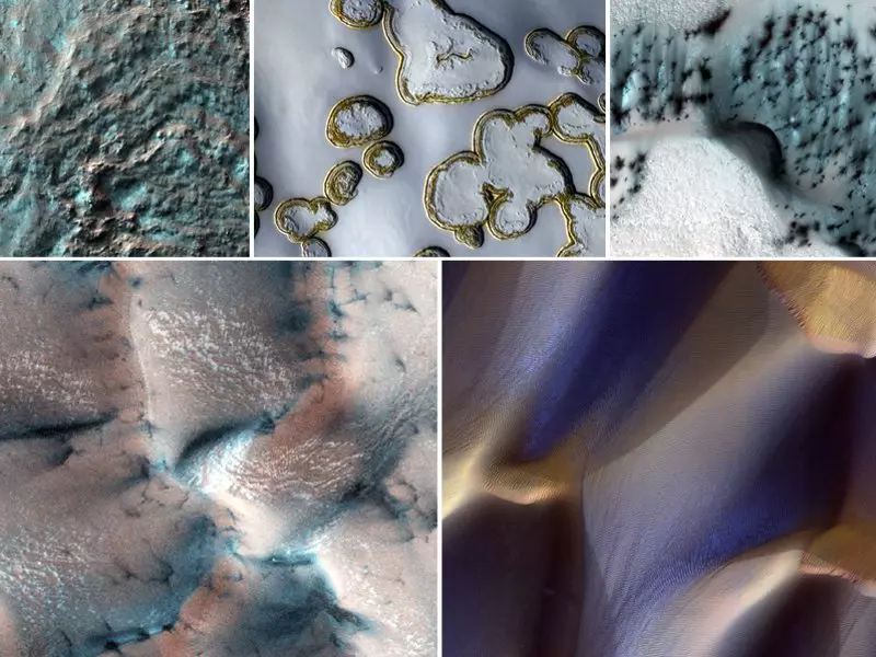 Došla zima na Mars: fotografija