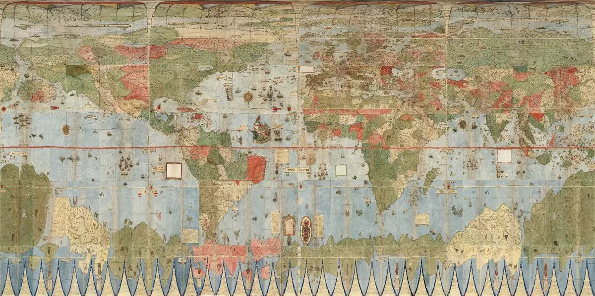 L'époque, où il n'y avait pas de GPS: atlas numérique 1587