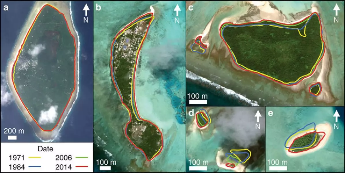 L'eau arrive - îles grandir: comment est-ce possible?