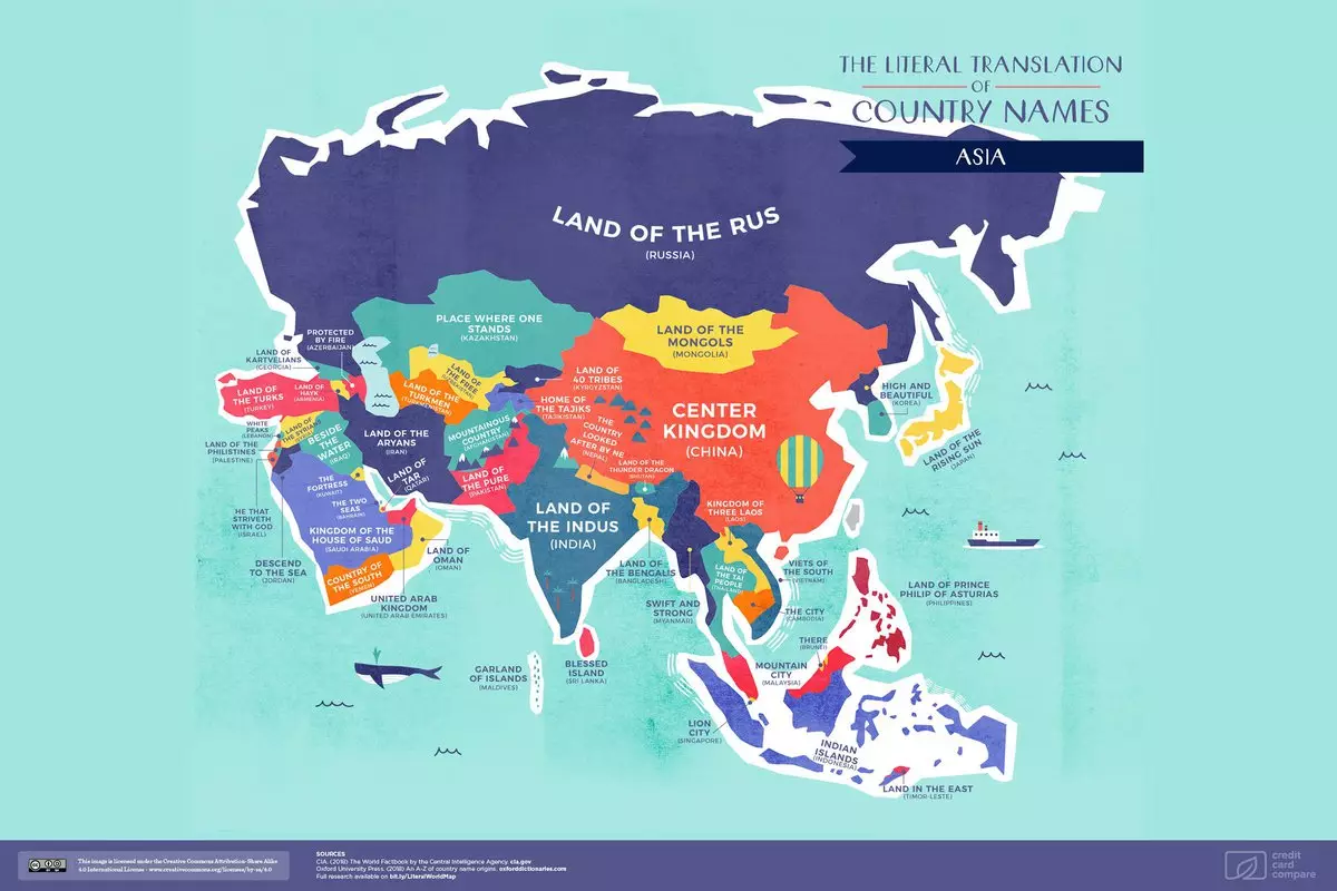 Que signifient les noms des pays signifient: nouvel atlas du monde