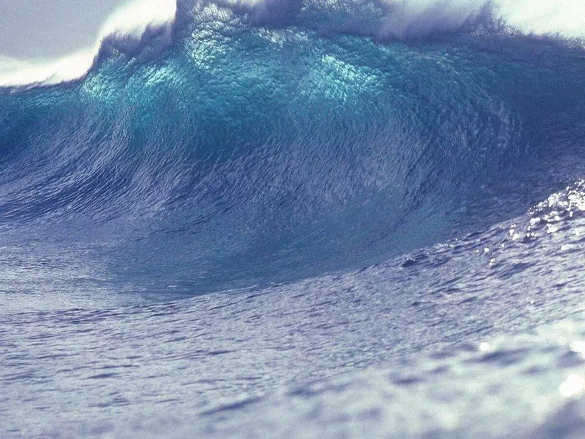 Eine riesige Welle ist in der südlichen Hemisphäre registriert