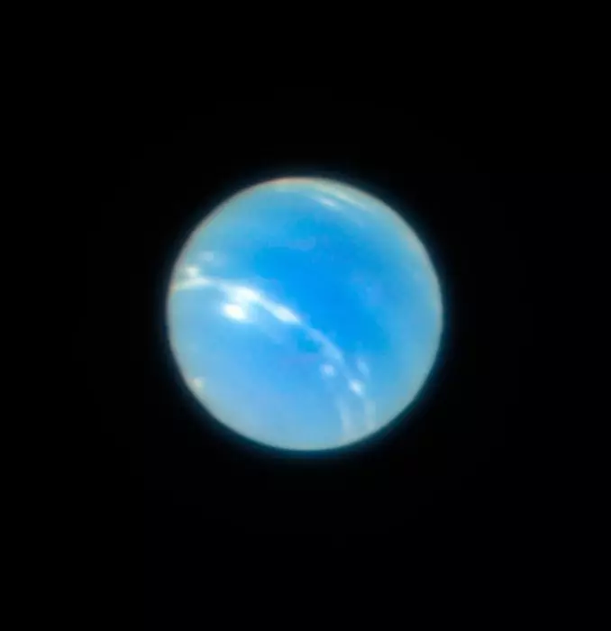 Neptun, som vi ikke har sett det ennå: "Et veldig stort teleskop" fjernet planeten bedre "hubble"!