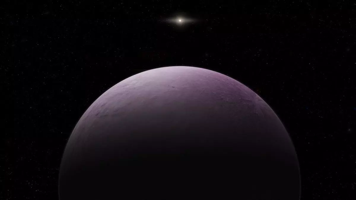 I le lafefe lakapi, maua ai le sili ona mamao dwarf planet