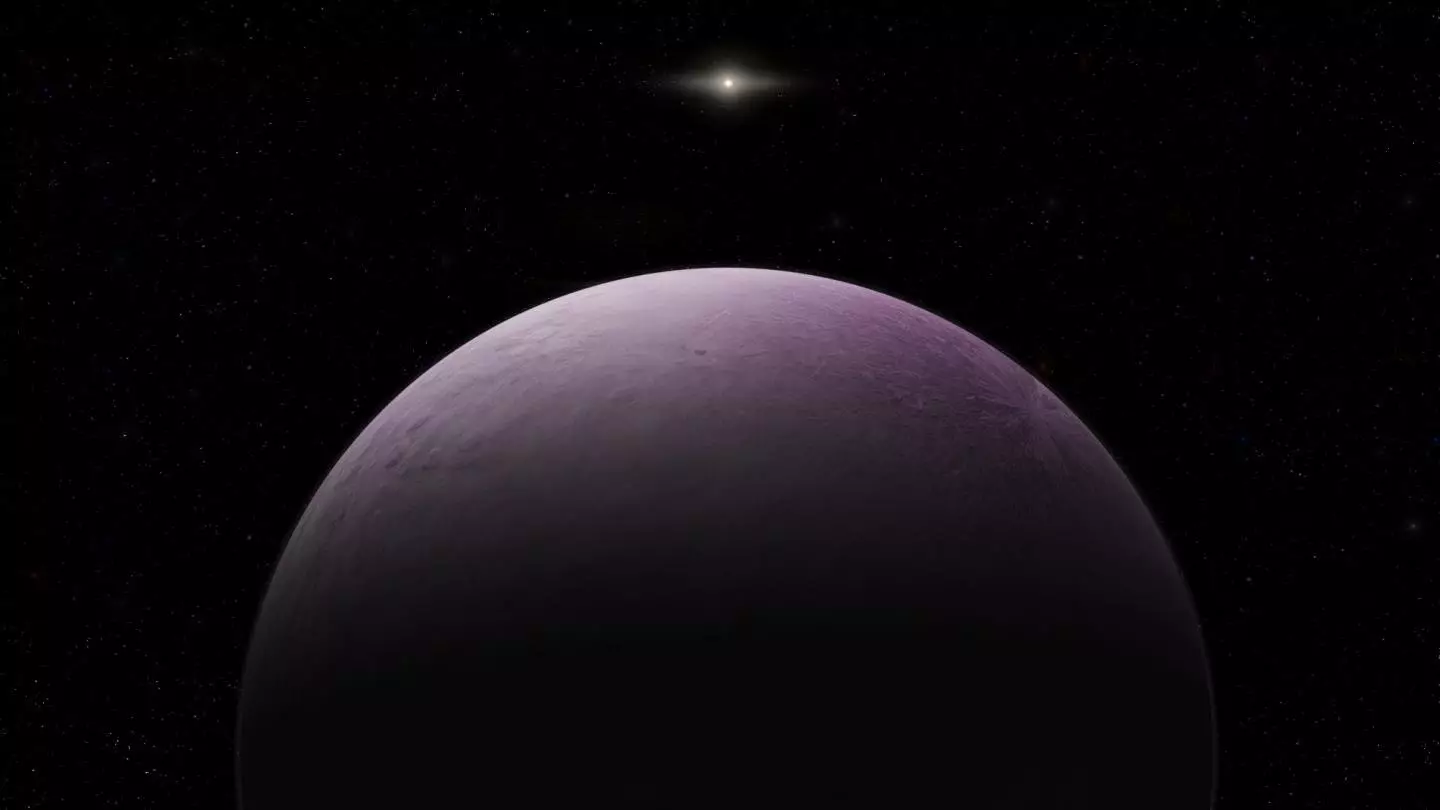 Dans le système solaire, trouvé la planète naine la plus distante