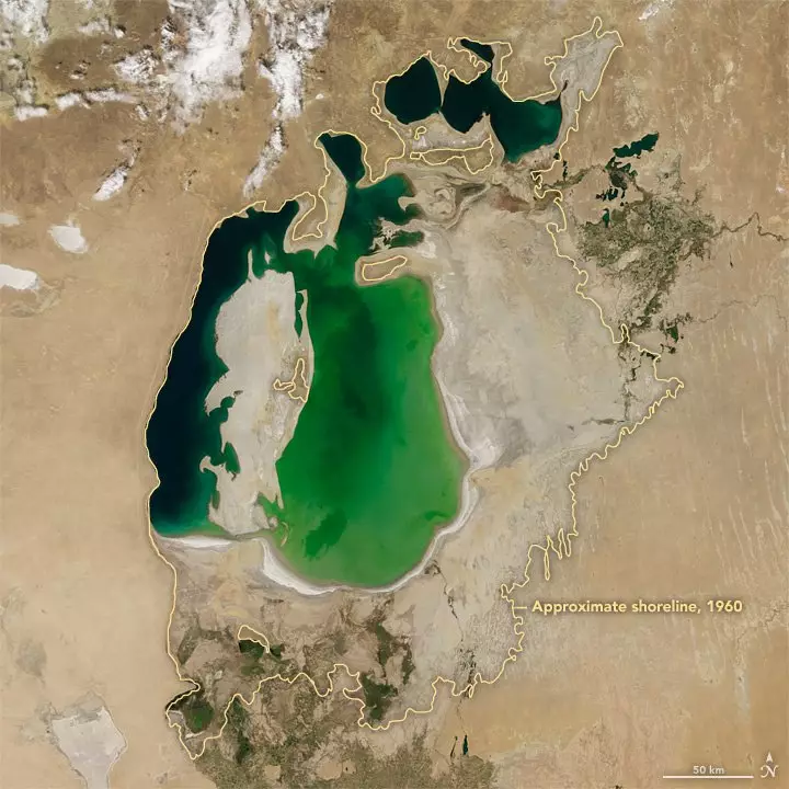 Establir l'edat de la mar d'Aral