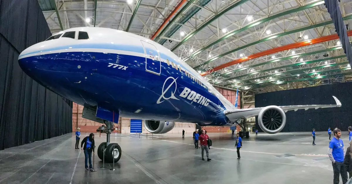 Boeing vrygestel die langste passasier vliegtuie