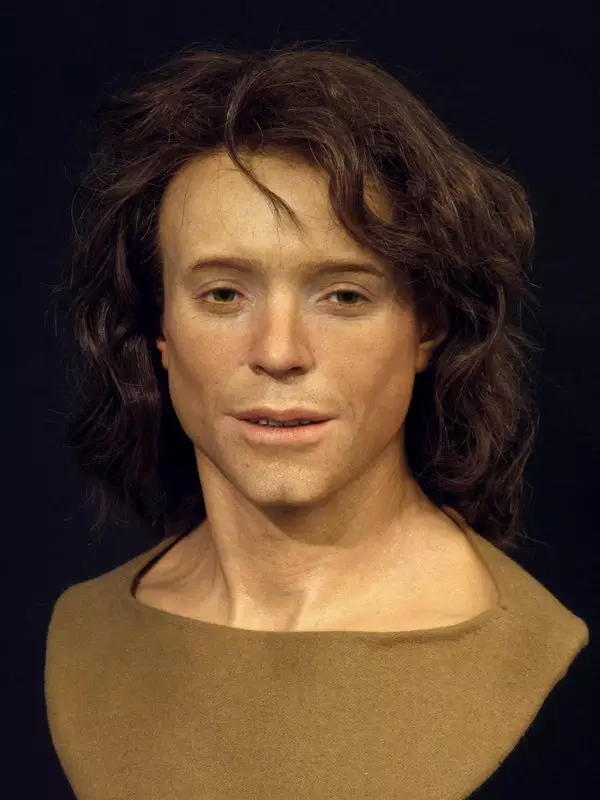 Wie ein Mann sah aus, wie vor 1300 Jahren lebte: der Rekonstruktion des Gesichts