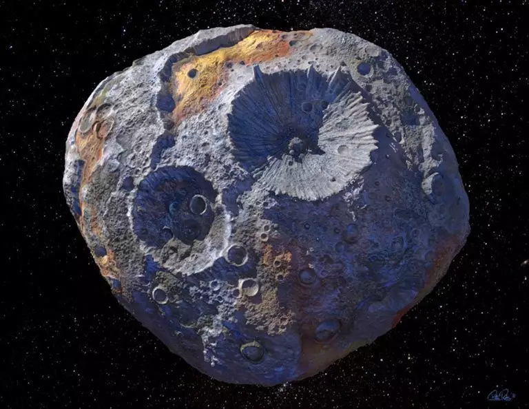 Ho an'ny Asteroid mitentina 10,000 quadrillion dia hanidina ny apparatus NASA