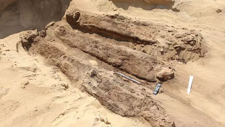 Għexieren ta 'Mummies misjuba ħdejn l-eqdem piramida tad-dinja: Ritratt