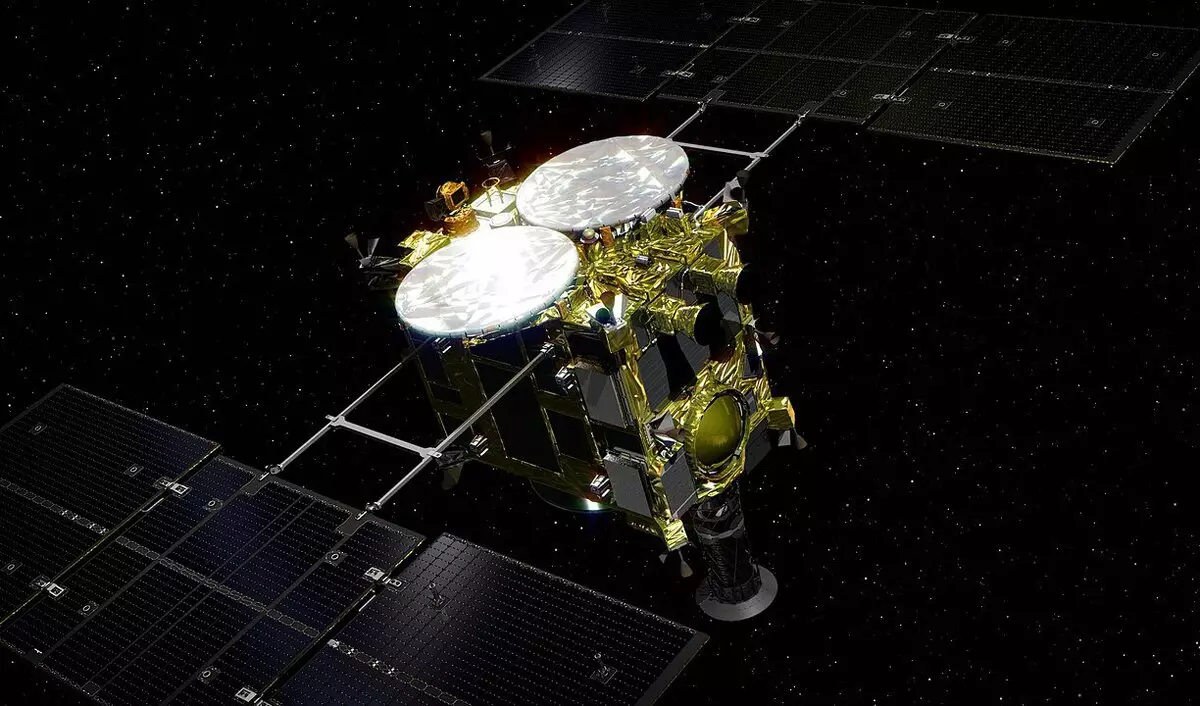 Hayabus-2 dopolnjuje misijo na asteroidu Rugu