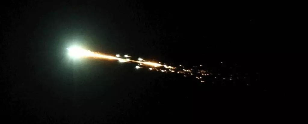 Метеор, Австралиядә шартлау, икенче айларның берсе булып чыкты