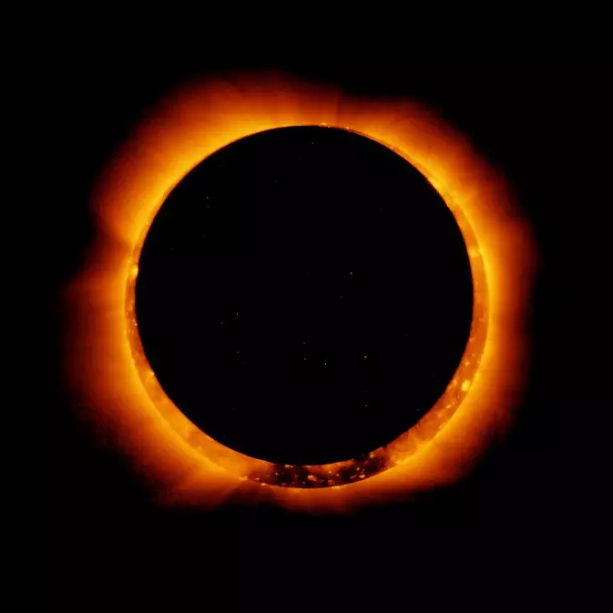 Letzte pro Jahr wird Solar Eclipse uns "Feuerring" zeigen