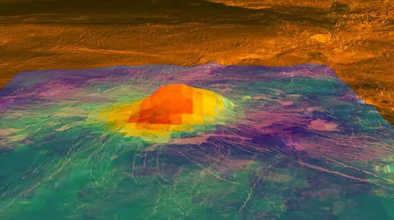 Venus kajastatakse teise vulkaanilise aktiivse planeedi pärast tema õde