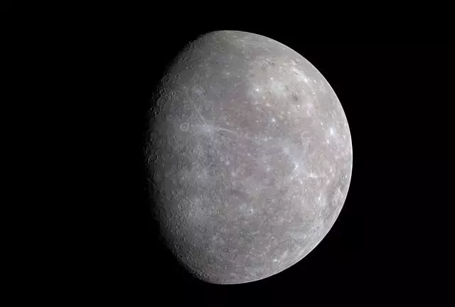 Di Mercury de, hêmanên ku ji bo jiyanê hewce bûn hene