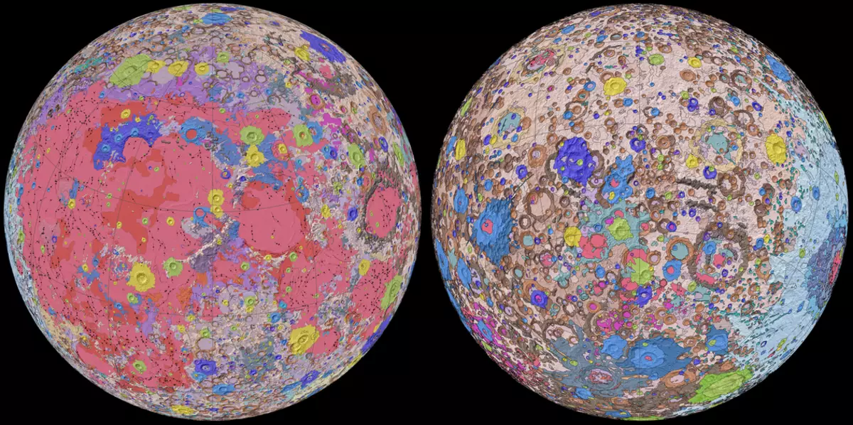 Creato la mappa geologica più completa della luna