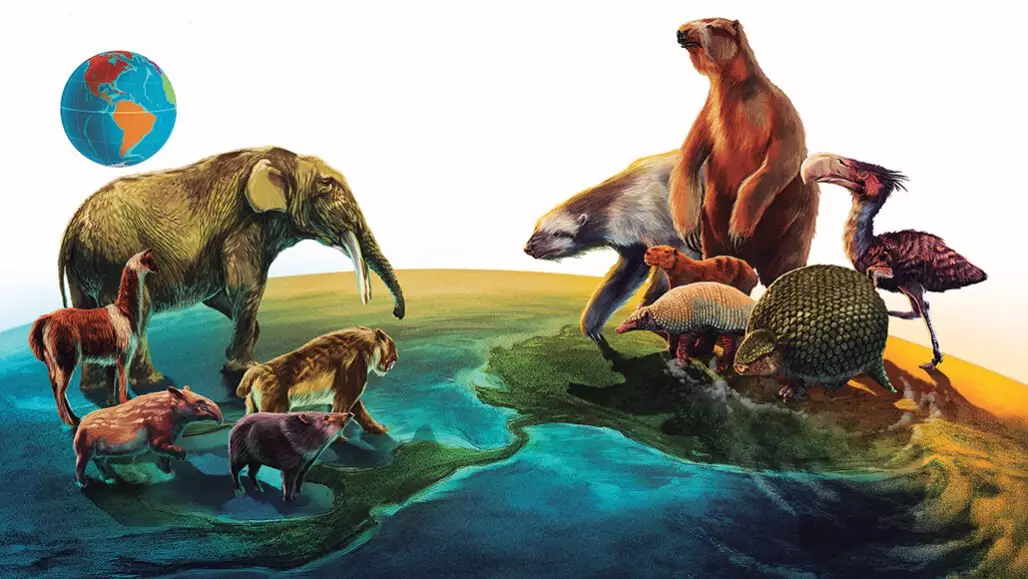 למה יונקים העתיקים של דרום אמריקה איבדו את השדיים הצפוניים