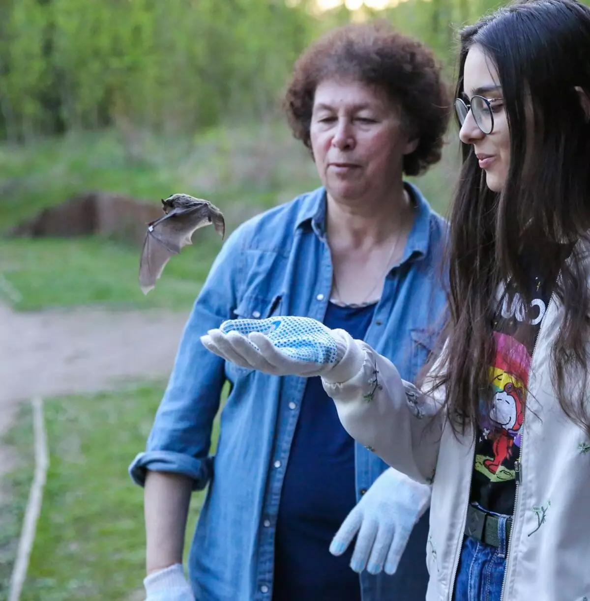 Moskovski živalski vrt, ki se je sprostil v naravi shranjenih hlapnih miši