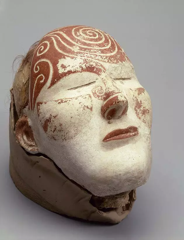 Posthammöse Maske der Tashtyk-Frau