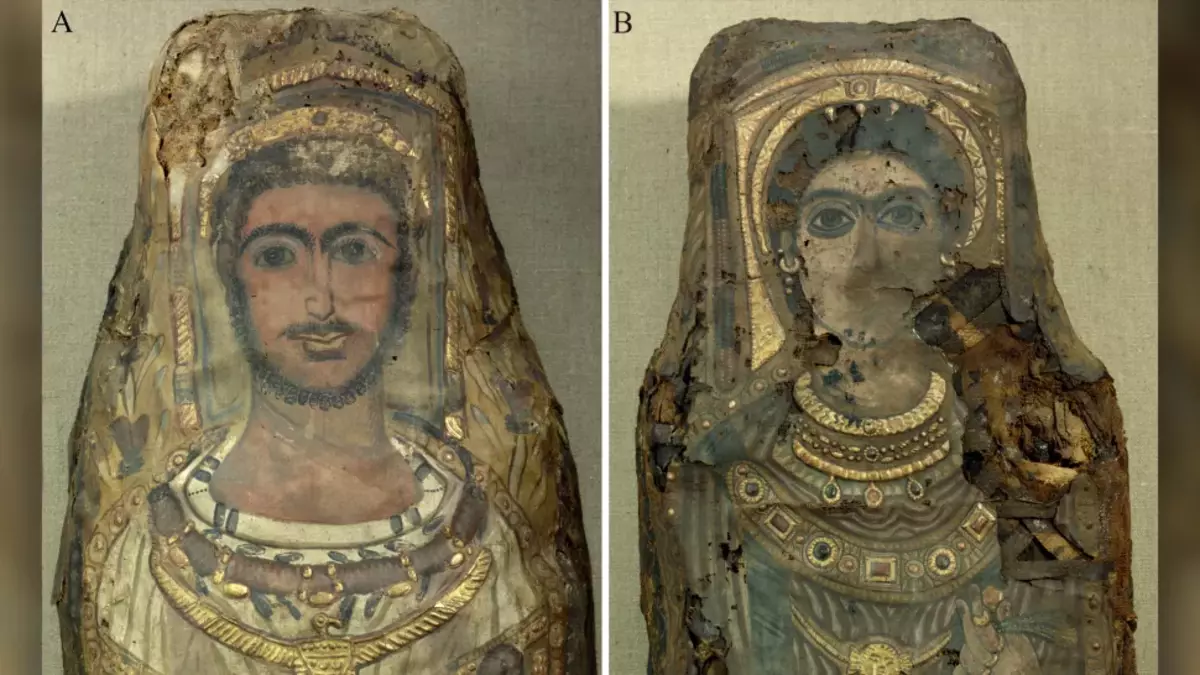 Para saintis akhirnya kelihatan di dalam mummies yang unik yang terdapat pada tahun 1615