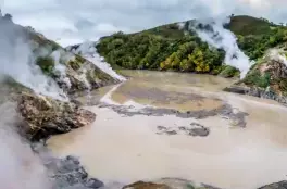 Översvämmade Kamchatka Geysers fick igen