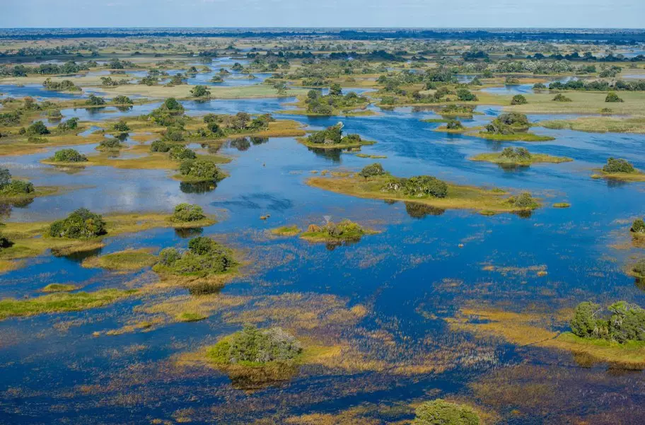 Delta Okavanano: Et tusindet monument af planeten