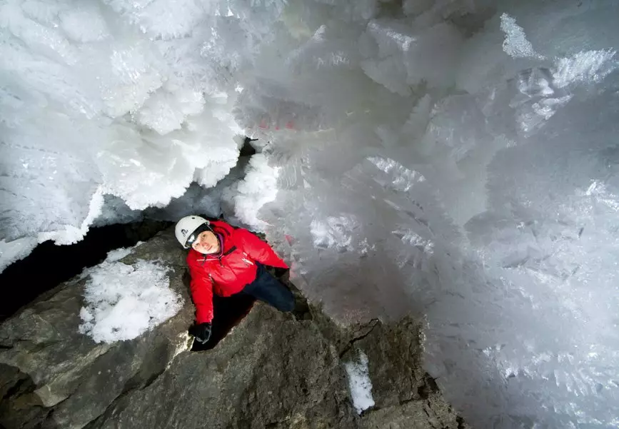 Kungur Cave Ice