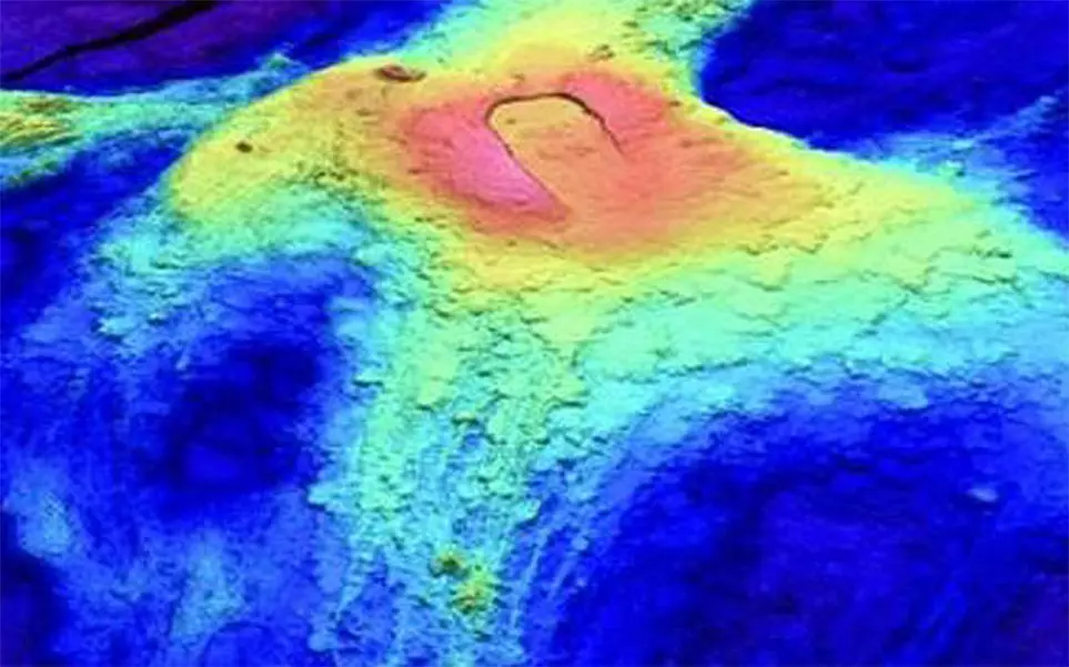 The eruption of the underwater volcano was monitored live