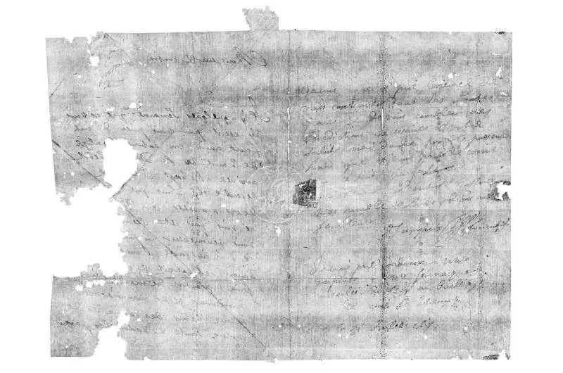 Scientists managed to read the sealed letter dated XVII century