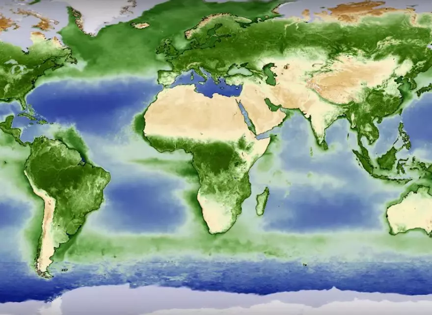 Wie grüne Erde: NASA-Infografiken