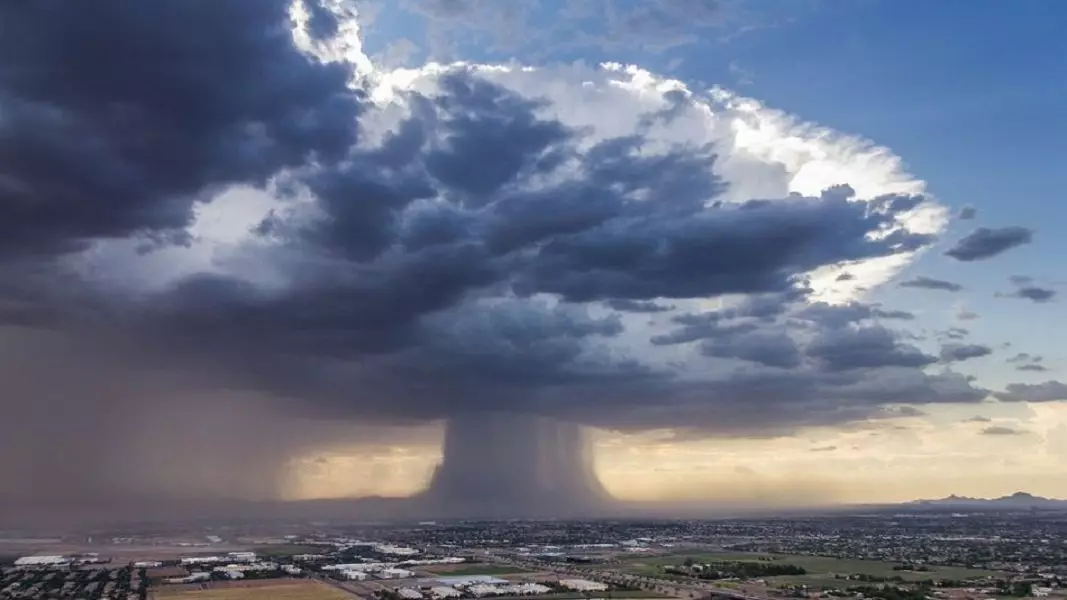 Microcawal over Arizona: foto en video