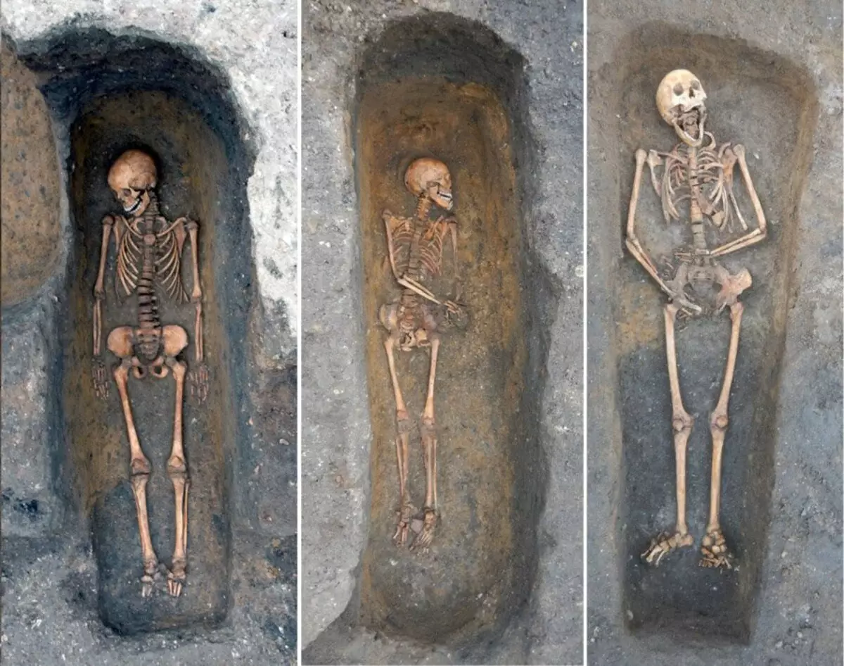 Leidis keskaegse katku ohvrite individuaalseid hauda
