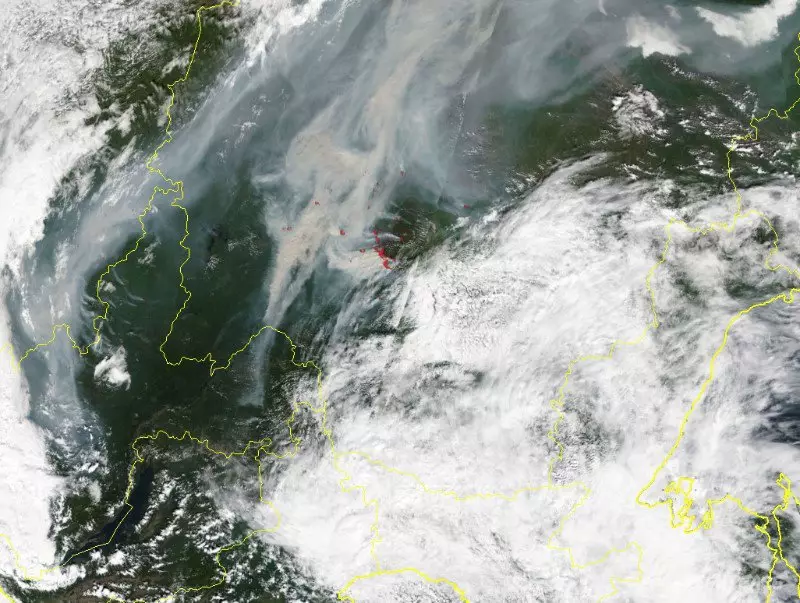 Catástrofe de fogo no leste da Sibéria: espero por chuvas