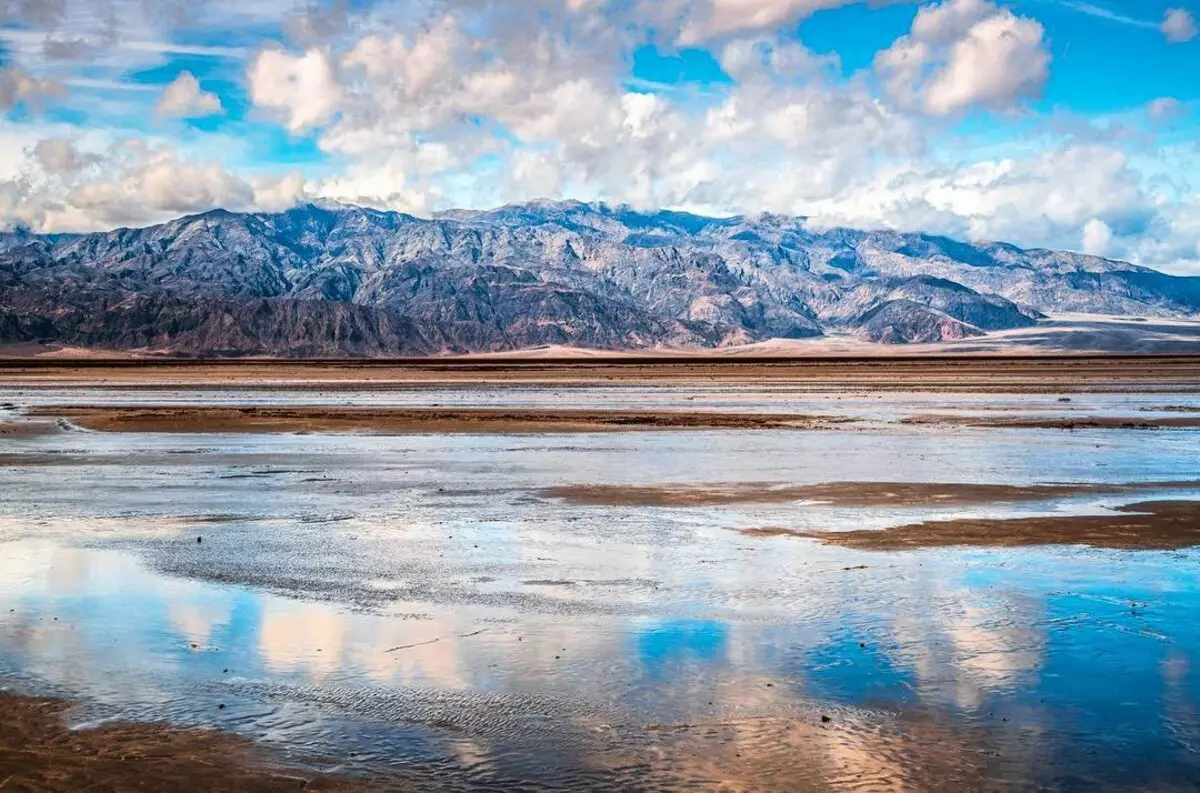 Sjön verkade i Death Valley: Klimatfenomen