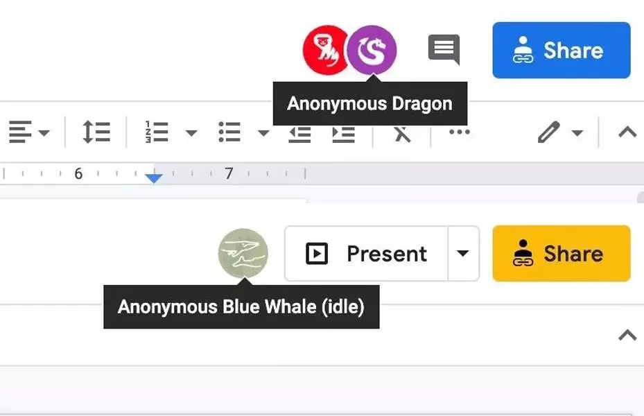 13 Avatars newydd gyda rhywogaethau diflanedig yn ymddangos yn Google Docs