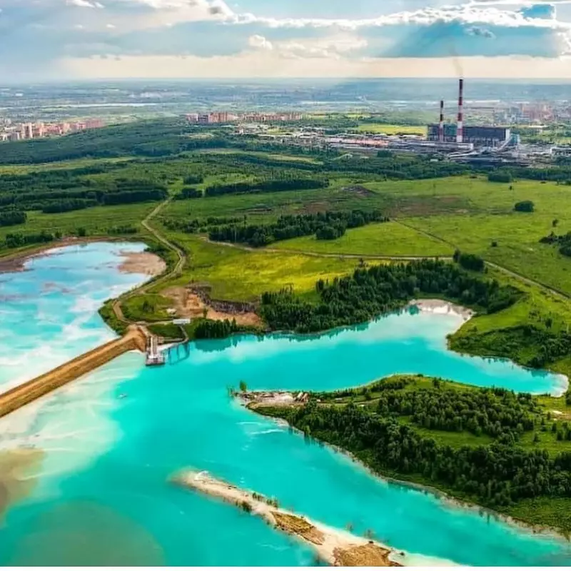 "Novosibirsk Maldiven": turquoise water is gevaarlijk