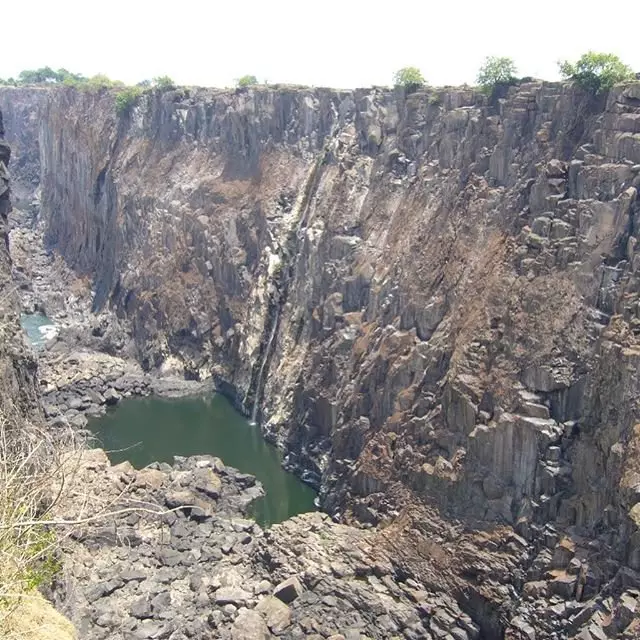 Waterfall Victoria ya kasance ba tare da ruwa ba