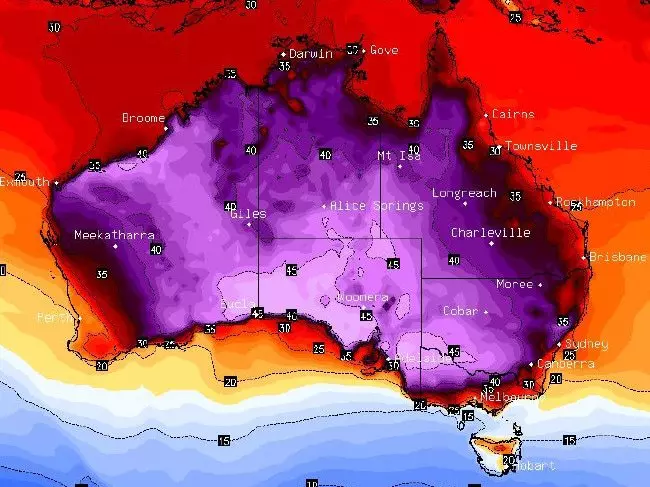 Australia has recorded the hottest day ever recorded