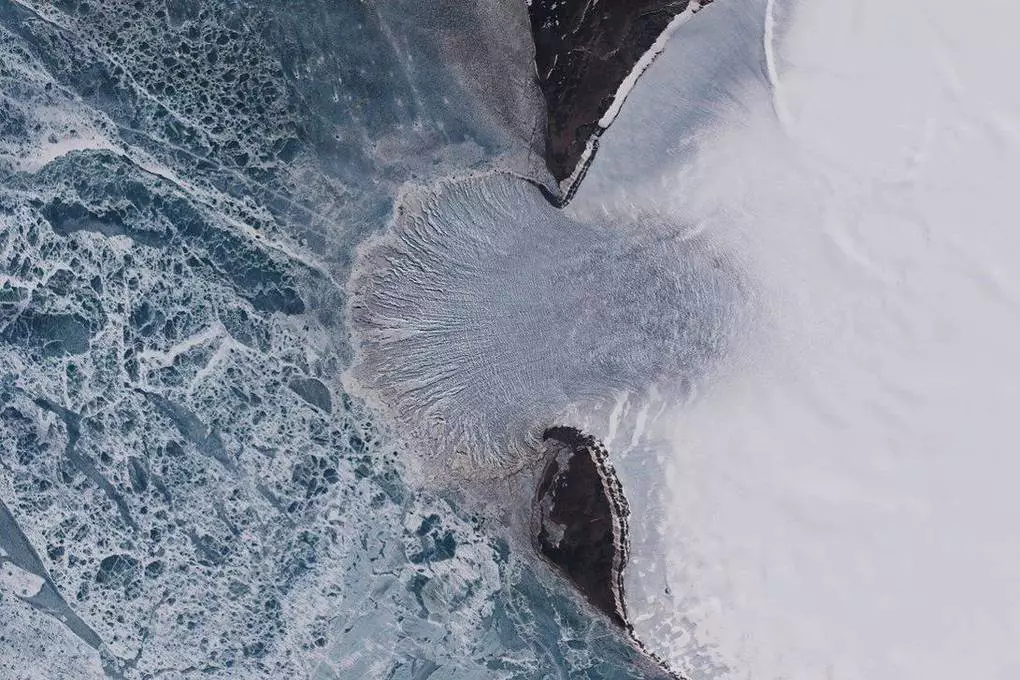 Orsýetiň Arctic Vavilov gümmezi çalt okyanusta gark edilýär: wideo